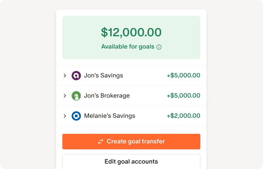 Using Save Up Goals – Help | Monarch Money